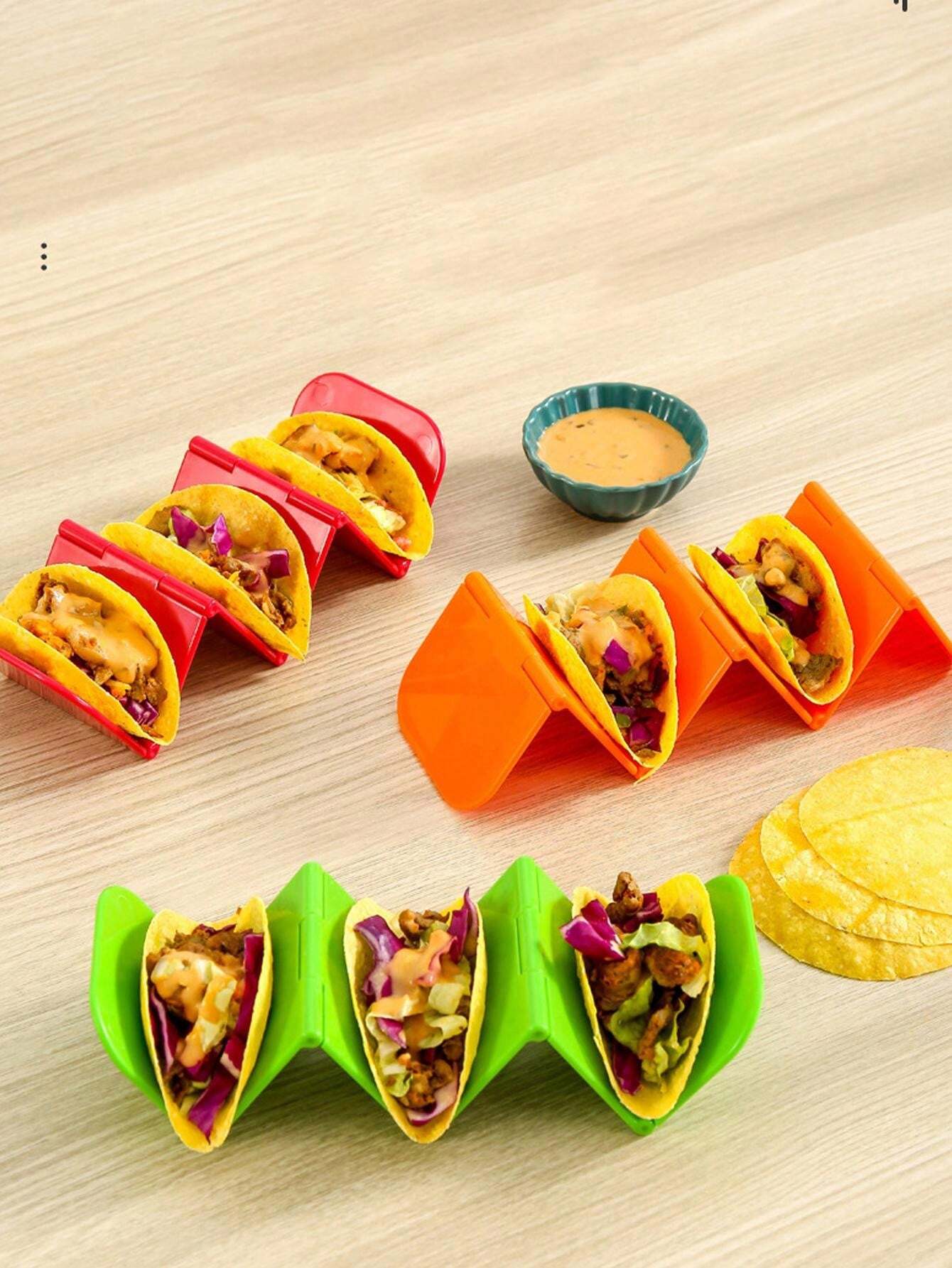2pcs Mexican Tortilla Stand Corn Tortilla Wrap Holder Pancake Rack ...