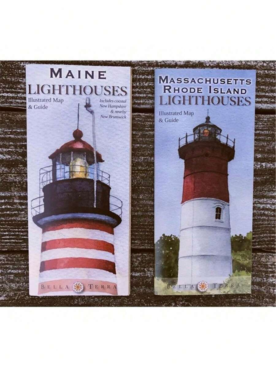 Unbeatablesale New England Lighthouses Map Pack | SHEIN USA