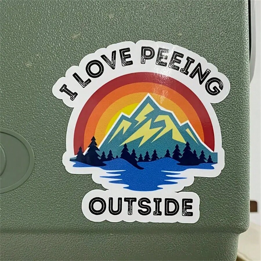 I Like Peeing Outside Car Sticker, Fun And Interesting Car Window ...