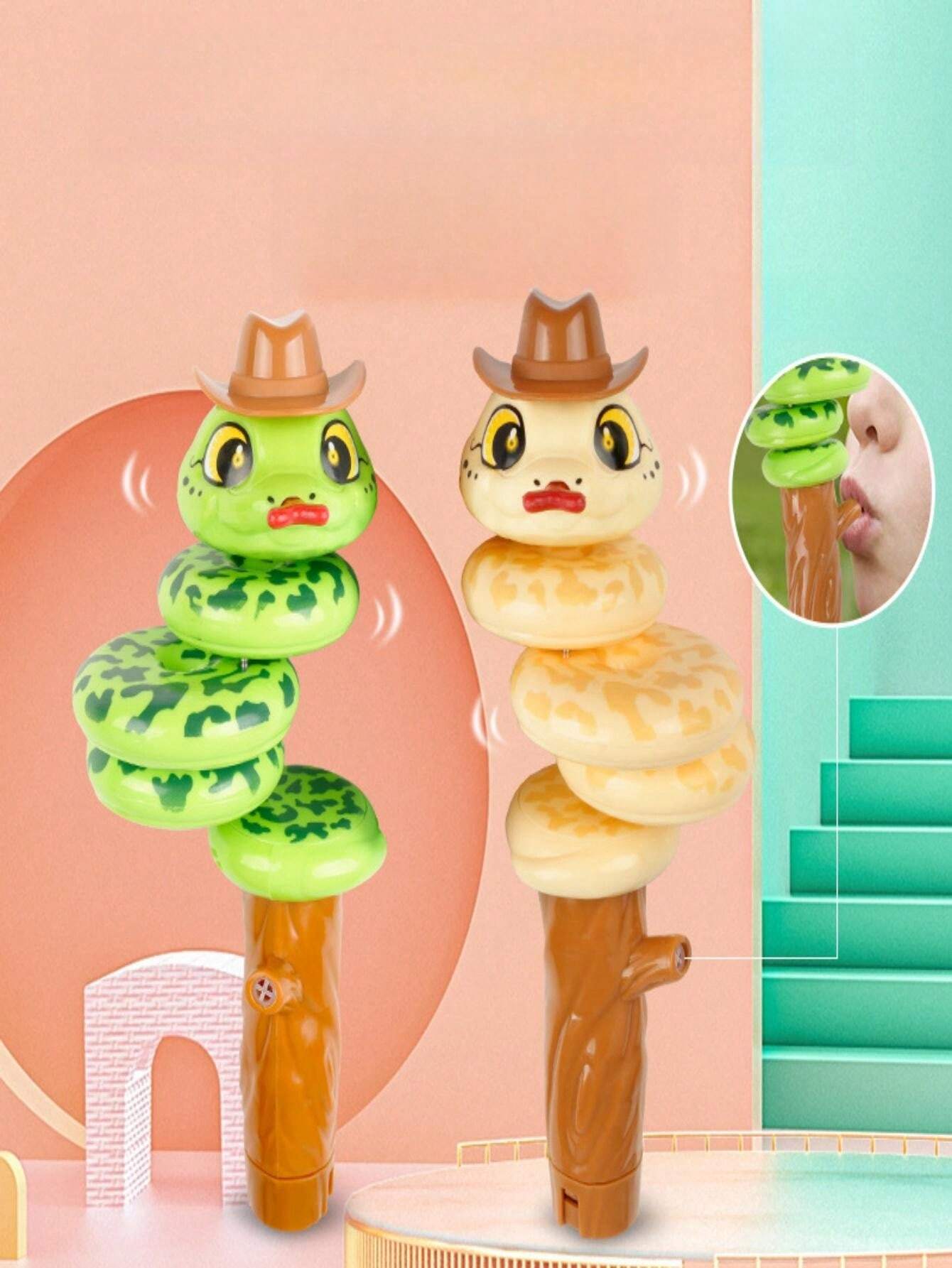 1pc Twisted Whistle Snake Toy, Balanced And Rotating, Swinging Body ...