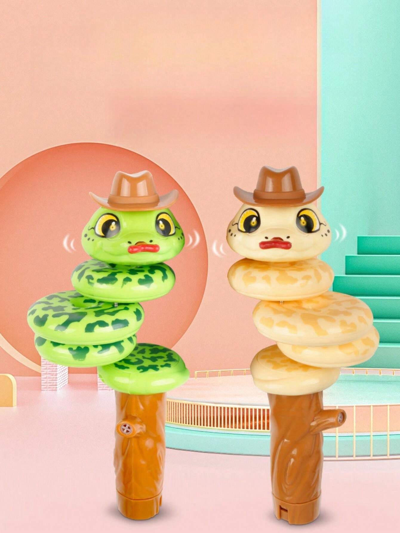 1pc Twisted Whistle Snake Toy, Balanced And Rotating, Swinging Body ...