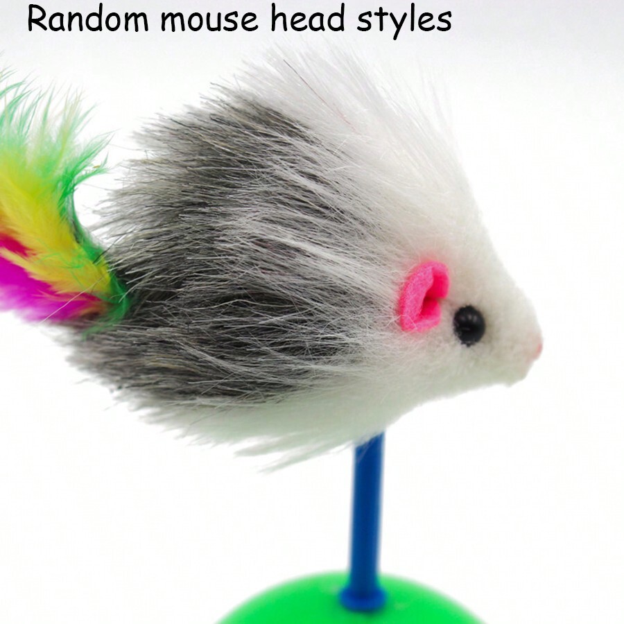 1pc Pet Rat Weeble Wobble Toy, Cat Interactive Toy With Rustling Sound ...