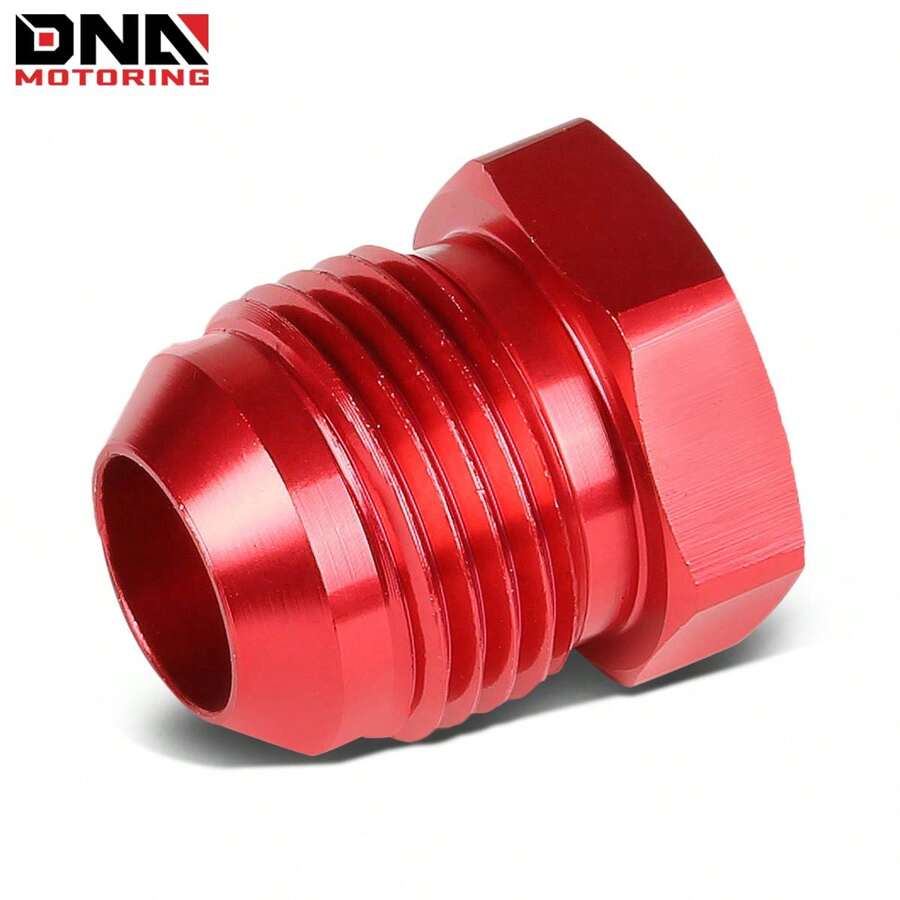 AN10 AN-10 Flare Bolt Red Aluminum Anodized Nut Plug Bolt Lock Fitting ...