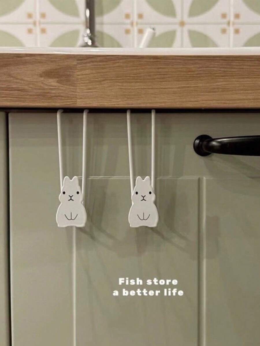 1pc Creative Nail-Free Hook Cartoon Door Hook For Dorm, Bathroom And ...