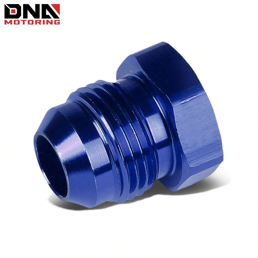 AN8 AN-8 Flare Bolt Blue Aluminum Anodized Nut Plug Bolt Lock Fitting ...
