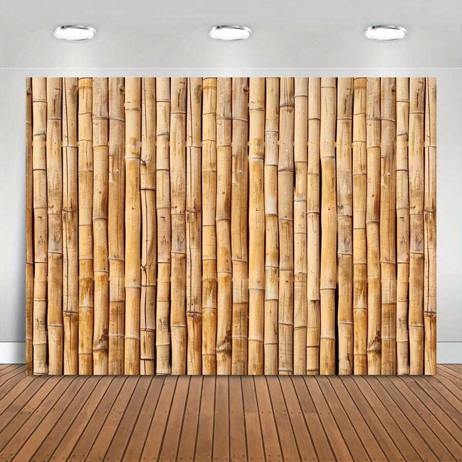 1PC Bamboo Background Party Background Photo Prop, Banner Decoration ...