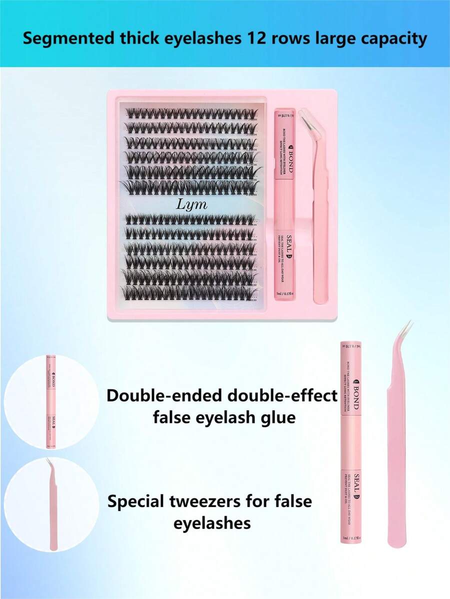 240 Clusters 3D Heat-Fused 40D Synthetic & Mink Mixed Style False ...