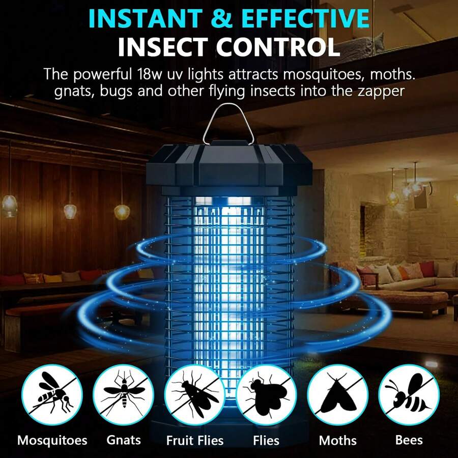 4200V High-Voltage Electric Mosquito Zapper - Effective Indoor ...