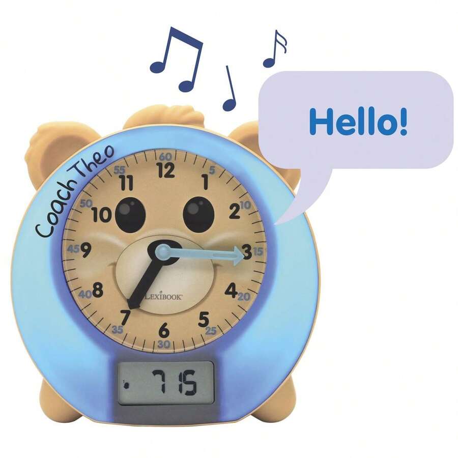 Lexibook THEO, My Sleep Trainer Educational Alarm Clock With Story ...
