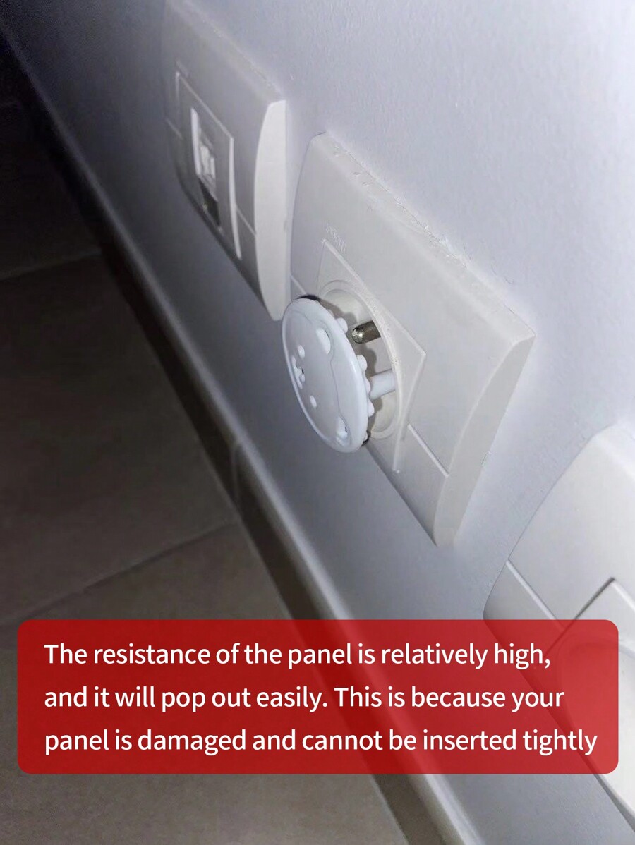 10pcs European Style Socket Safety Covers, Insulation Plug Protector ...