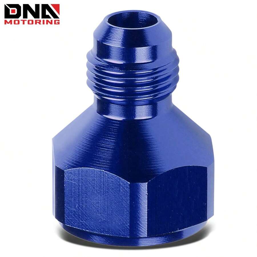 AN8 AN-8 Female Flare To Male AN6 AN-6 Blue Aluminum Anodized Fitting ...
