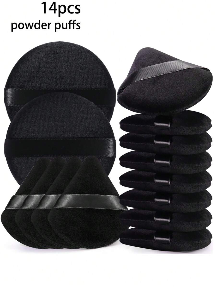 14pcs Makeup Sponge Set Includes 12 Triangle Makeup Sponges For Setting ...