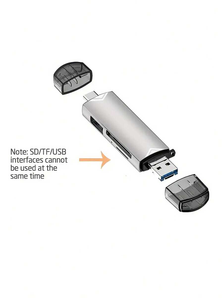 6 In 1 USB Card Reader, Mobile Phone Computer Universal, USB/Micro/USB ...