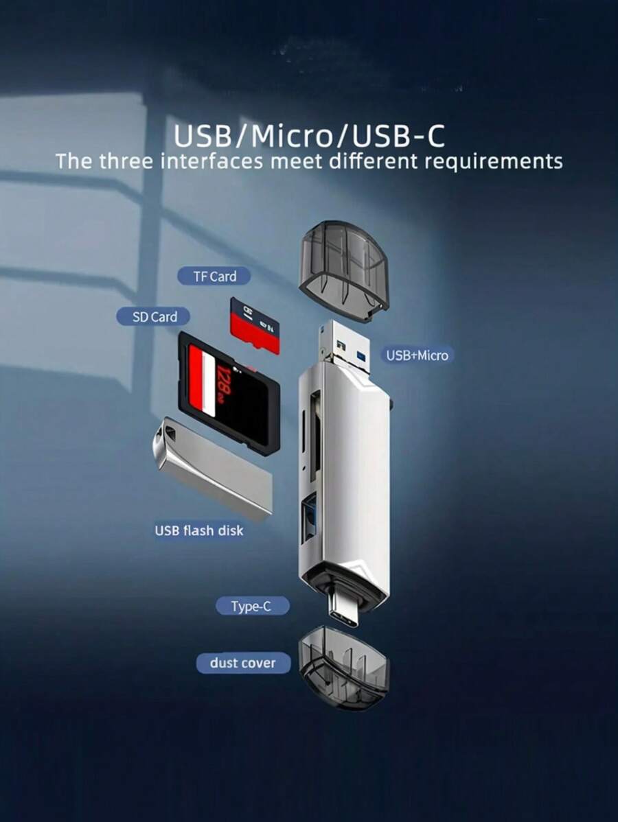 6 In 1 USB Card Reader, Mobile Phone Computer Universal, USB/Micro/USB ... 6 In 1 USB Card Reader, Mobile Phone Computer Universal, USB/Micro/USB ...