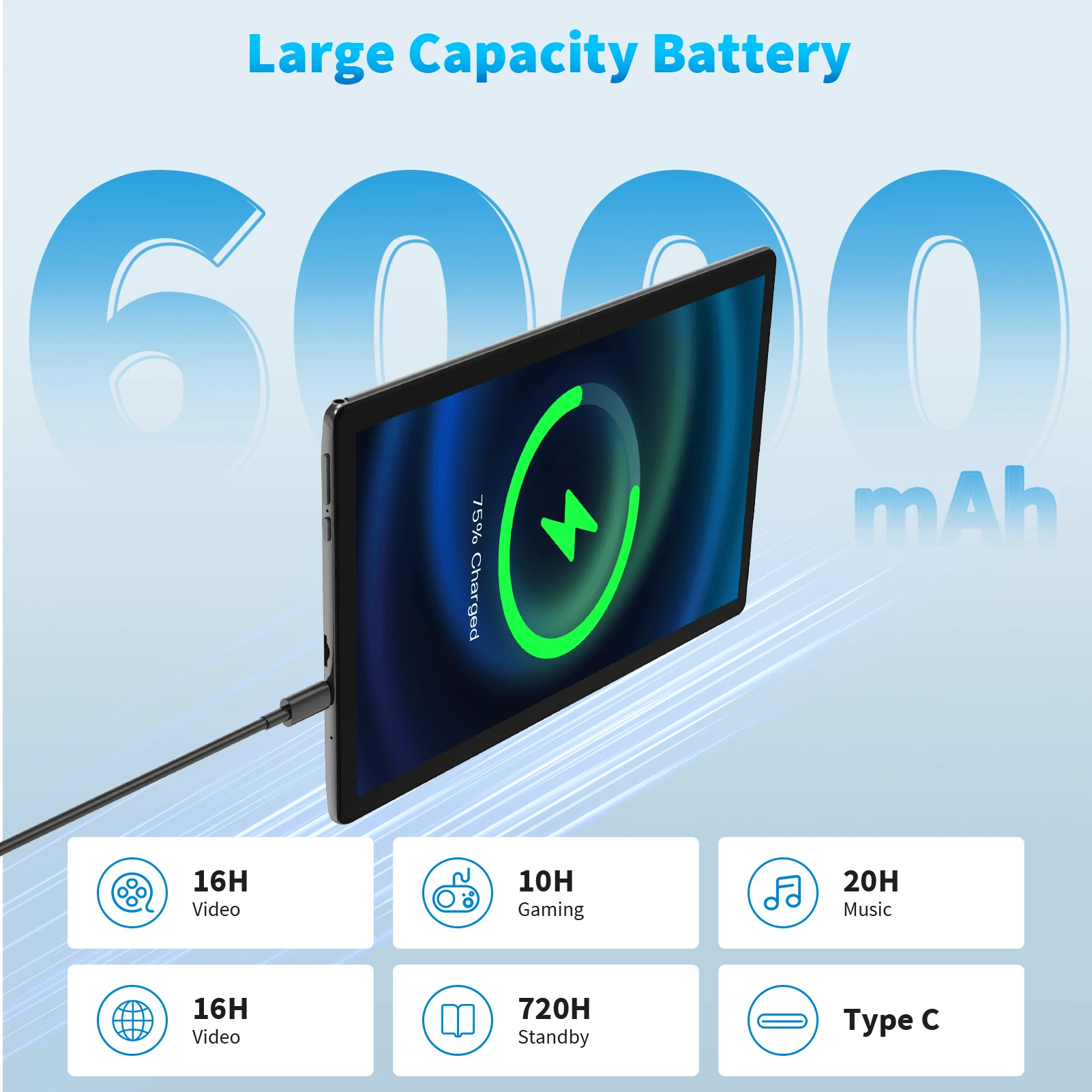 Relndoo Relndoo Multifunktions-Android-Tablet, 10,1-Zoll-Android 13 ...