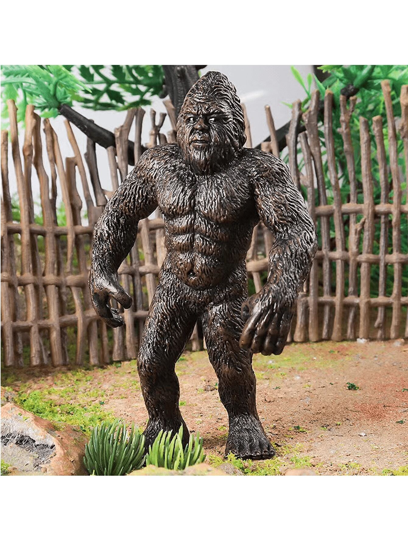 Simulering Bigfoot Primal Savage Ape Man Förhistorisk mänsklig docka ...