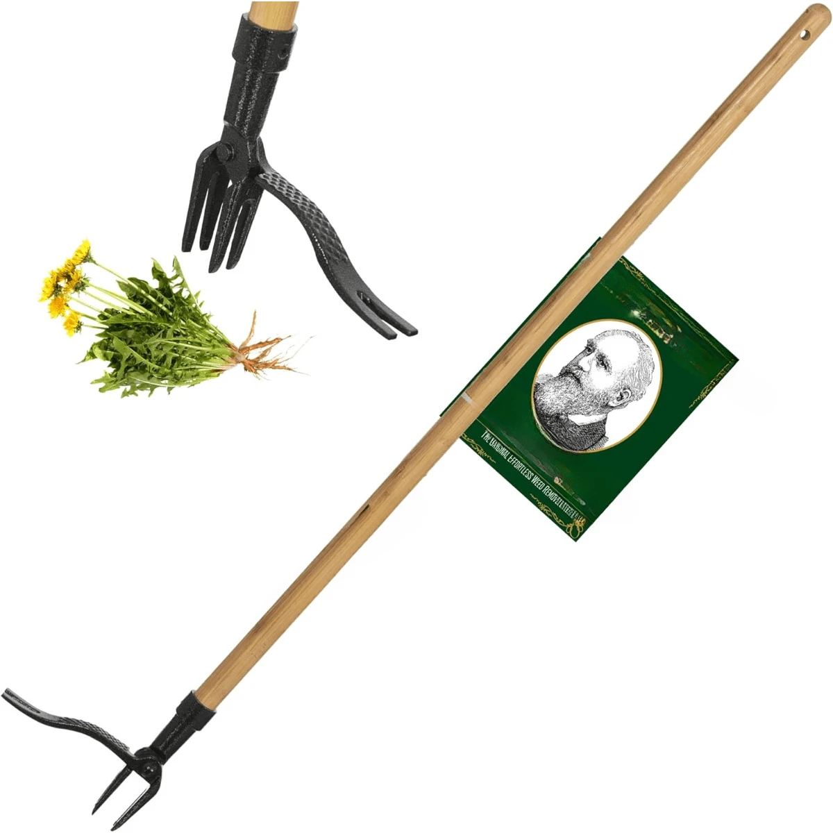 The Stand Up Puller Tool With Long Handle - Made With Real Bamboo & 4 ...