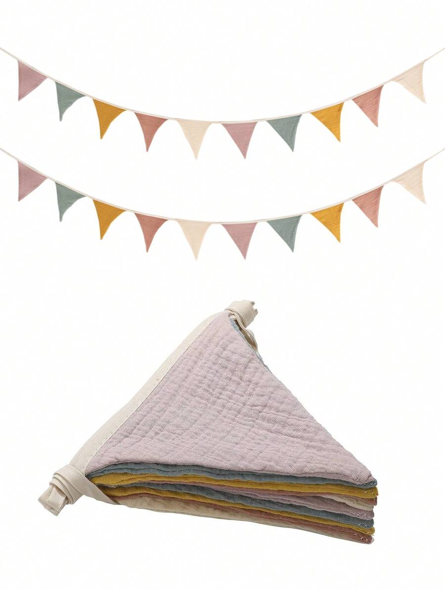 1pc Pennant Banner Flags Nursery Garland Triangle Bunting Flag Baby ...