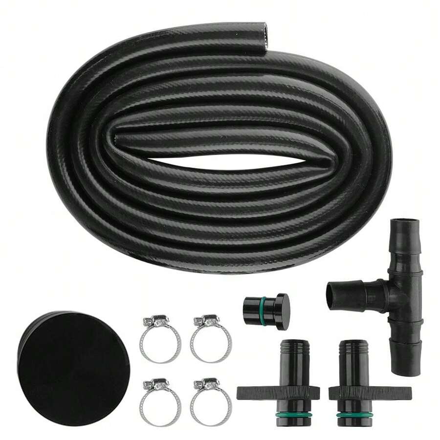 Turbo Piping Kit CCV PCV Reroute Kit For 2004-2010 GMC Chevrolet 6.6L ...