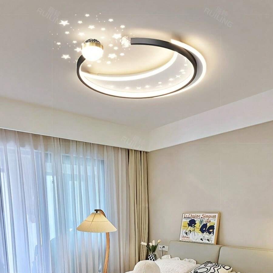 Acrylic LED Ceiling Light, Indoor Light, Master Bedroom And Guest ...