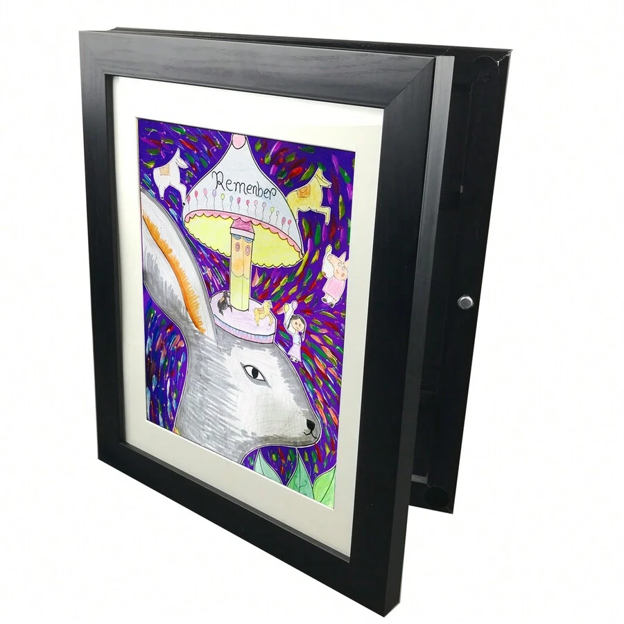 10x12.5 Inch Artwork Picture Frame - Displays 8.5x11 With Mat And 10x12 ...