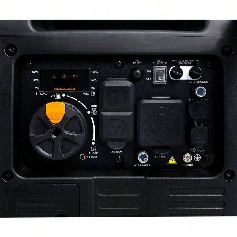 Super Quiet Inverter Generator 4500w Portable Generator Electric Start ...