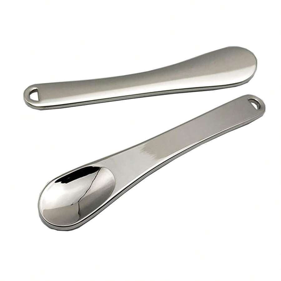 Mini Metal Cosmetic Spatulas Facial Cream Mask Spoon Stick Mixing ...