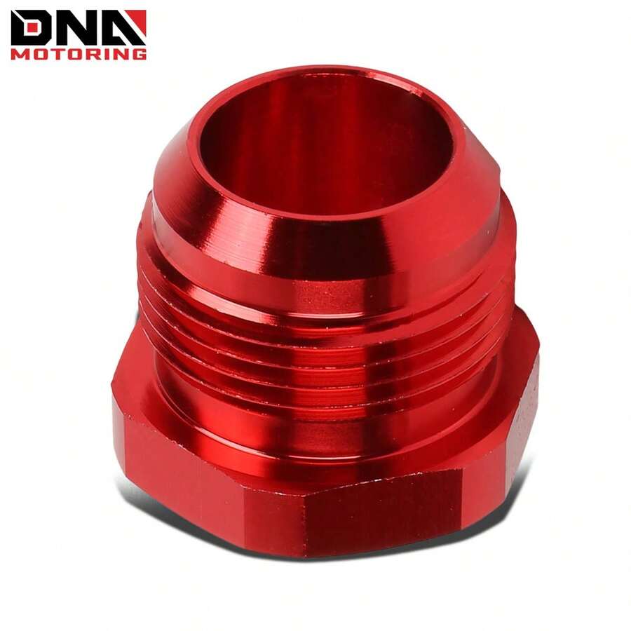 AN16 AN-16 Flare Bolt Red Aluminum Anodized Nut Plug Cap Lock Fitting ...