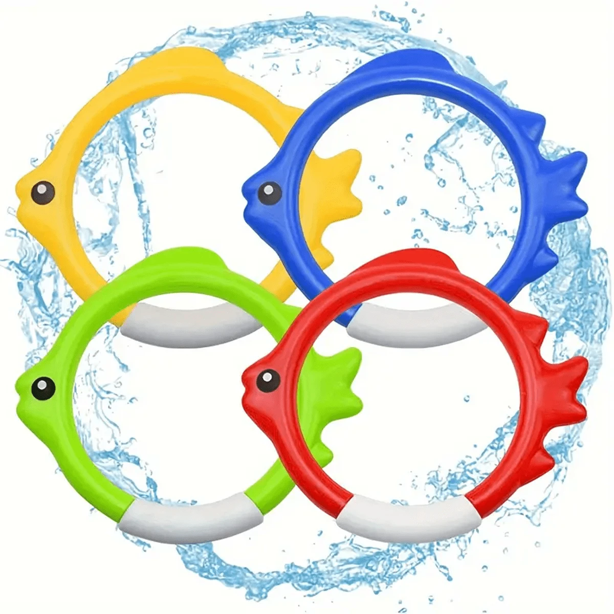 Diving Swimming Toy Diving Octopus And Fish-Shaped Diving Ring ...