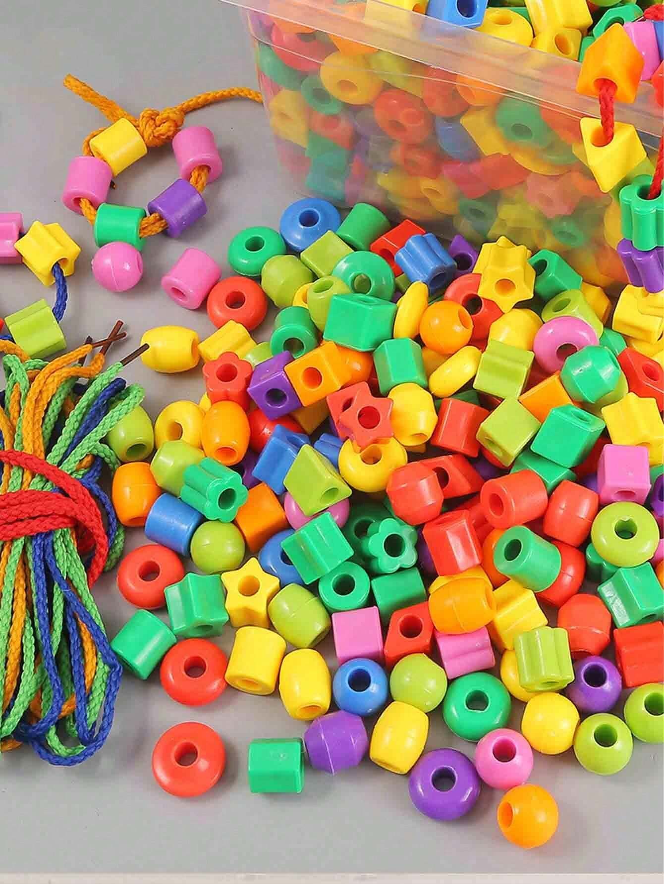 Educational Bead & Building Block Toy For Refining Motor Skills ...