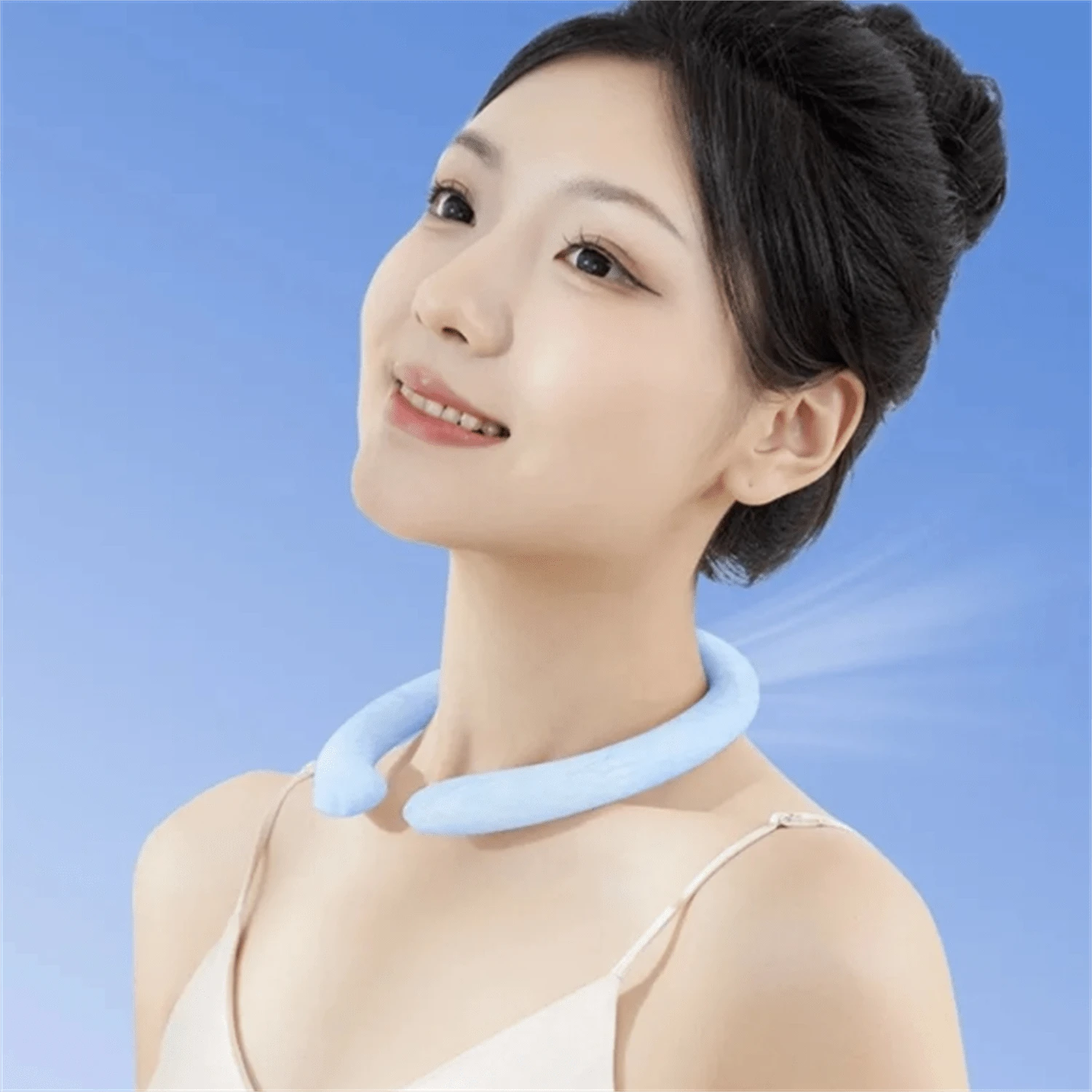 Neck Cooling Tube, Reusable Wearable Cooling Neck Wraps For Summer Heat ...