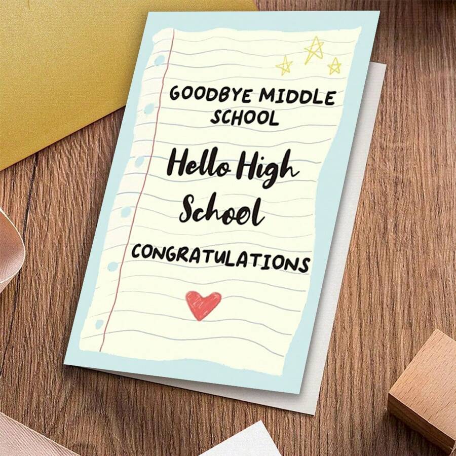 1pc Funny Graduation Card Suitable For Both Boys And Girls ...