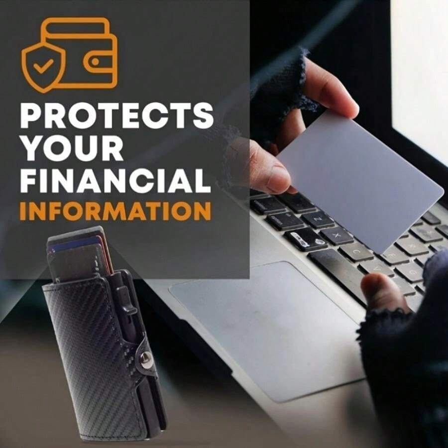 Portefeuille porte-carte à ouverture rapide avec protection RFID pour ...
