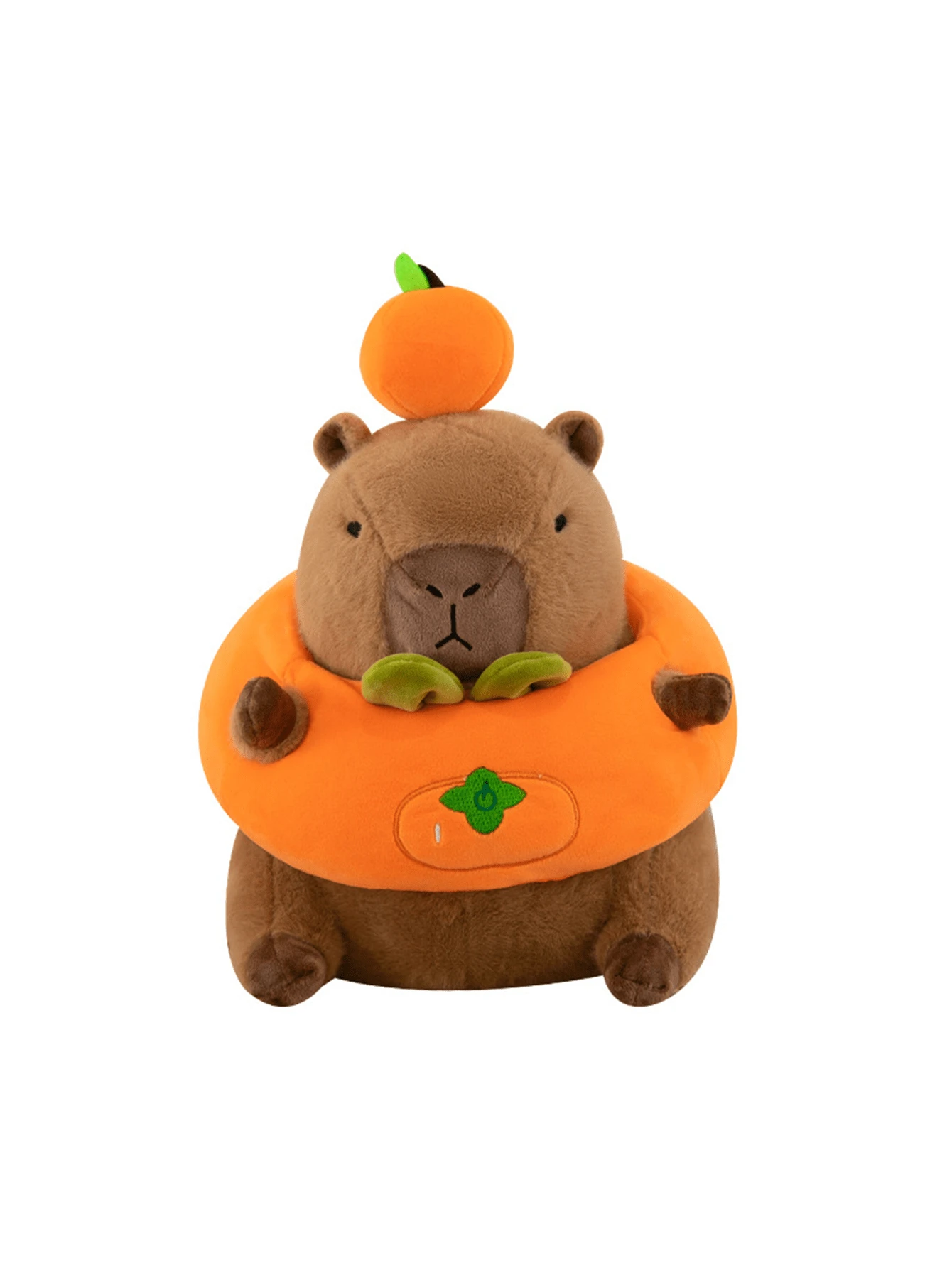 New Cross-Border Style Persimmon Shaped Capybara Plush Toy With ...