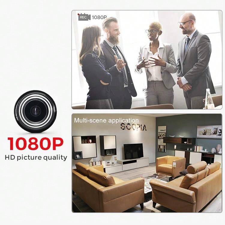 Door Eye Hole Security 1080P HD 1.7mm Lens Wide Angle FishEye CCTV ...