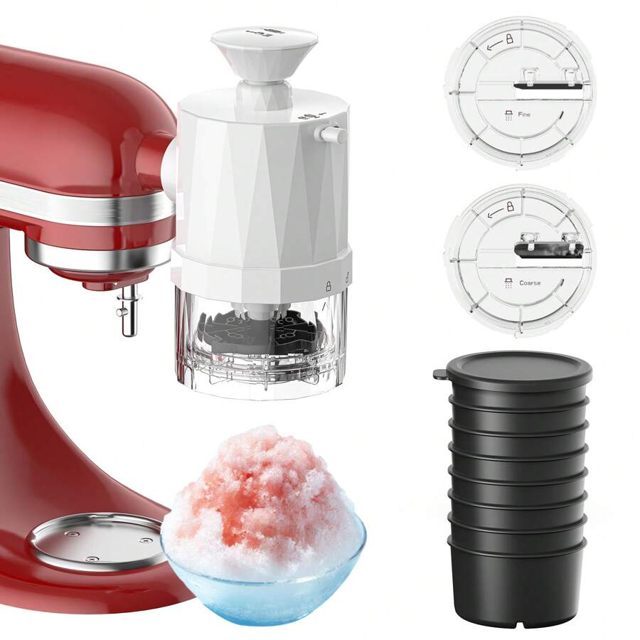 Shaved Ice Attachment For KitchenAid Stand Mixer, Snow Cone Shaved Ice ...