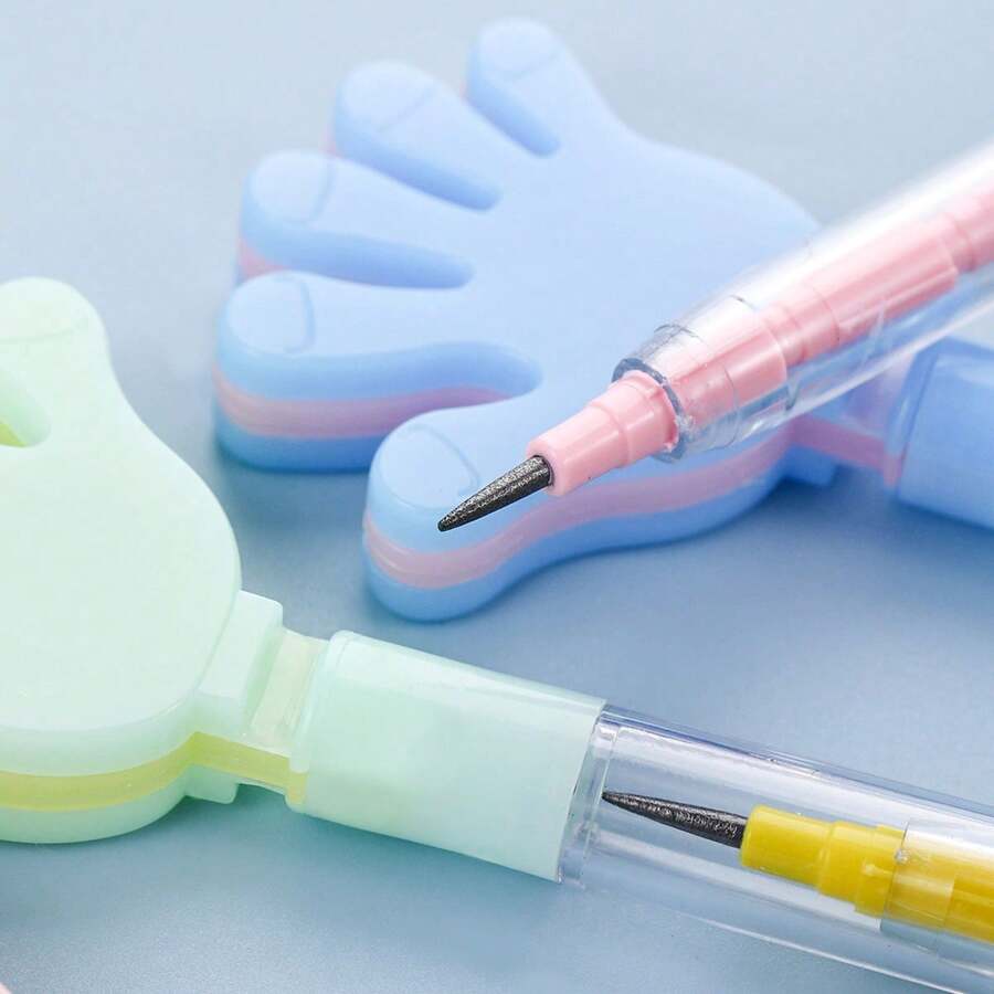 3pcs Cute And Creative Hand-Clapping Shaped Mechanical Pencils For ...