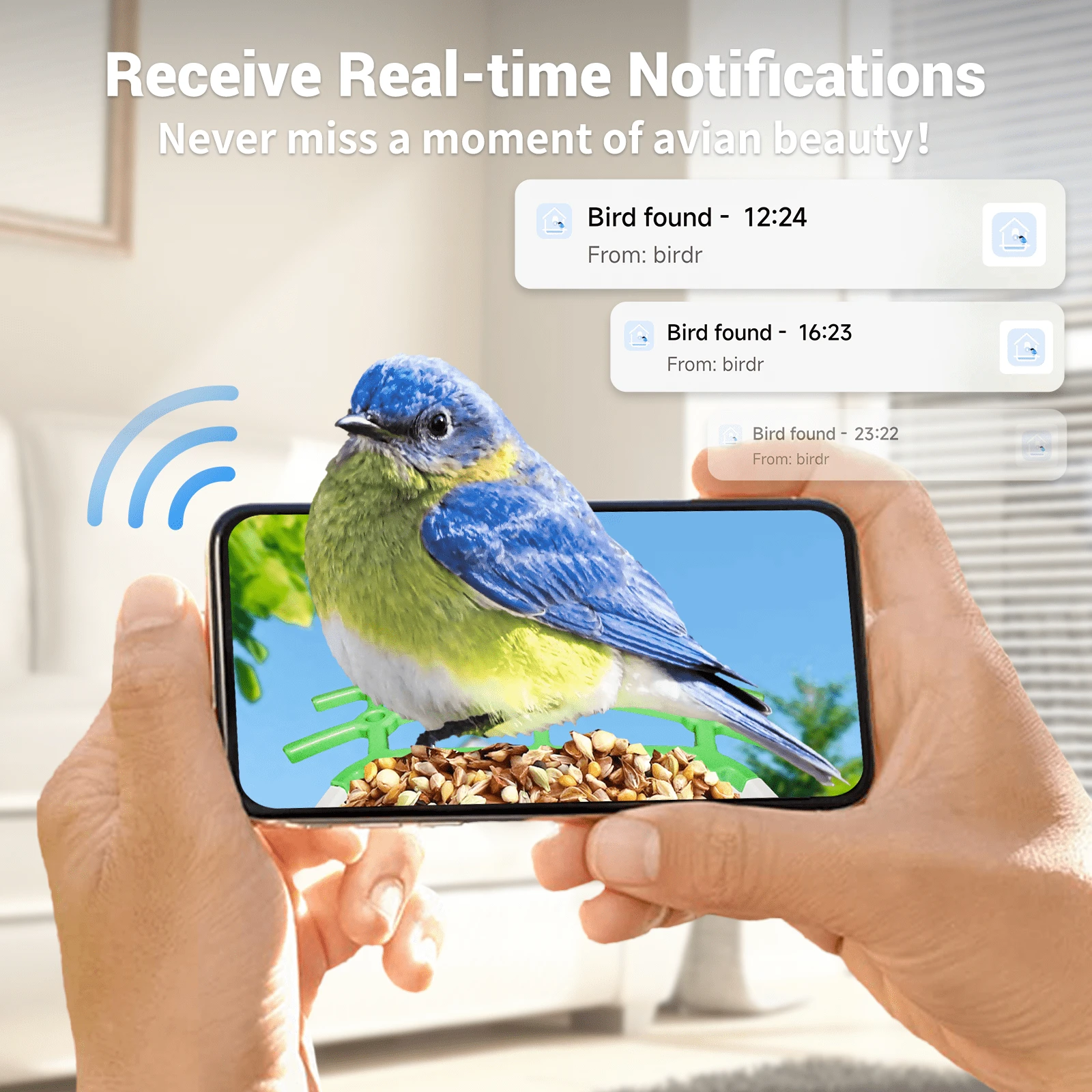 Smart Bird Feeder With Camera, Wireless Outdoor Bird Watching Camera ...