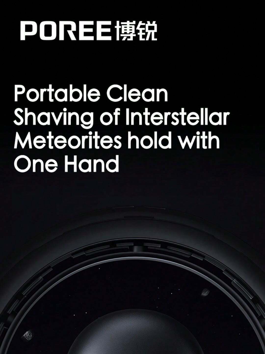 1pc Rechargeable Poree P001 Electric Shaver Dual-Track Floating Cutterhead 1-Hour Quick Charge ...