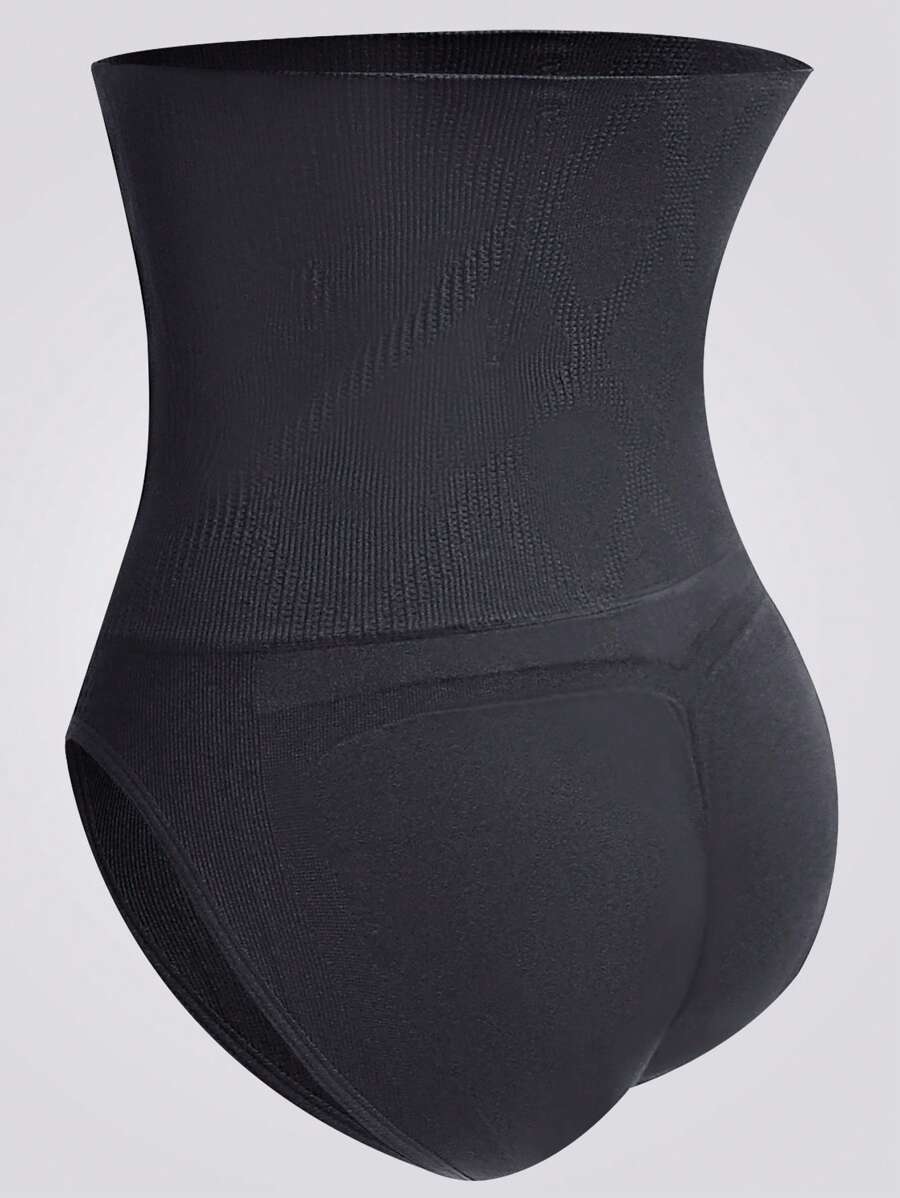 Plus Size Women's High Waist Body Shaping Panties, Simple Hip Lifting ...