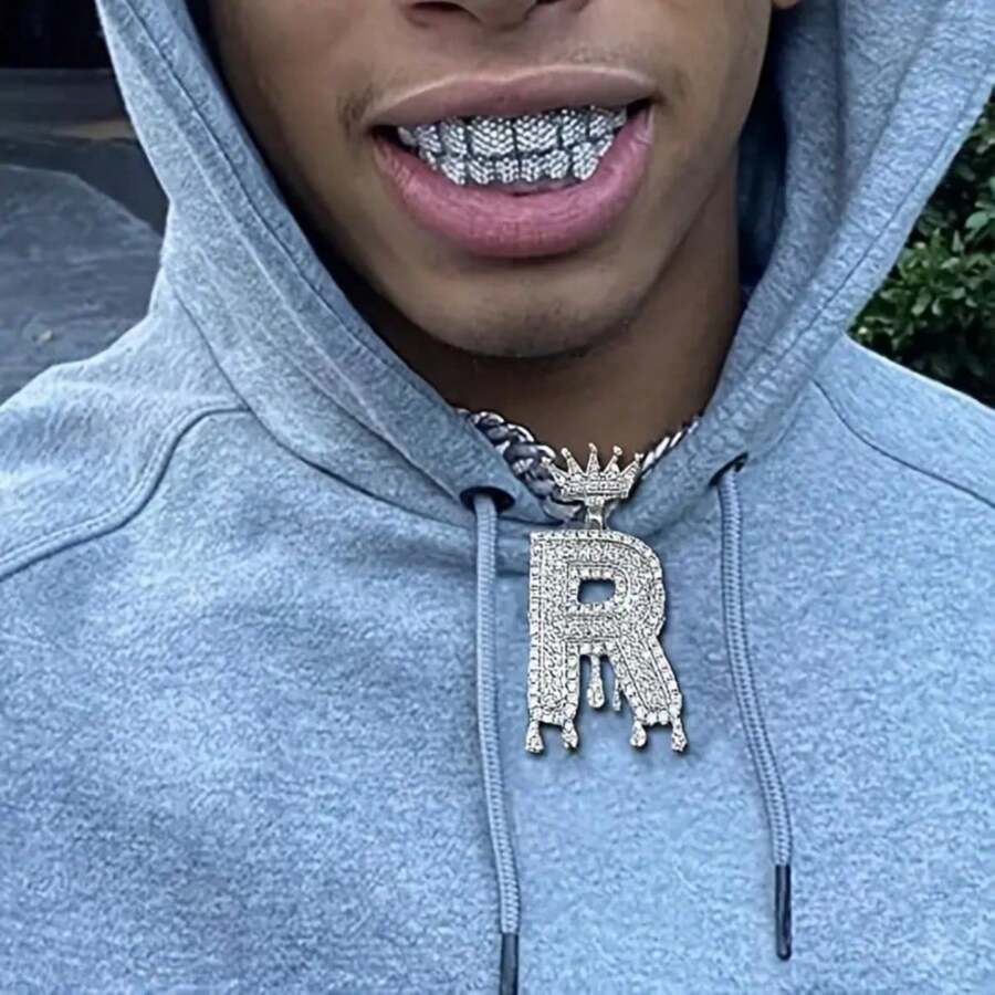 Blingbling Hip Hop Punk Street Glittering Cubic Zirconia Teeth Grills ...