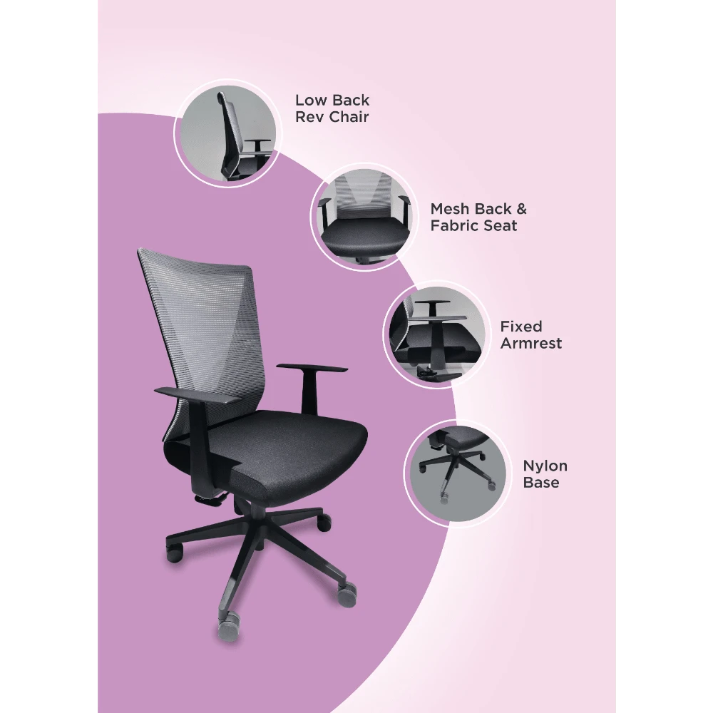 Hobart Low Back Revolving Ergonomic Office Chair | SHEIN USA