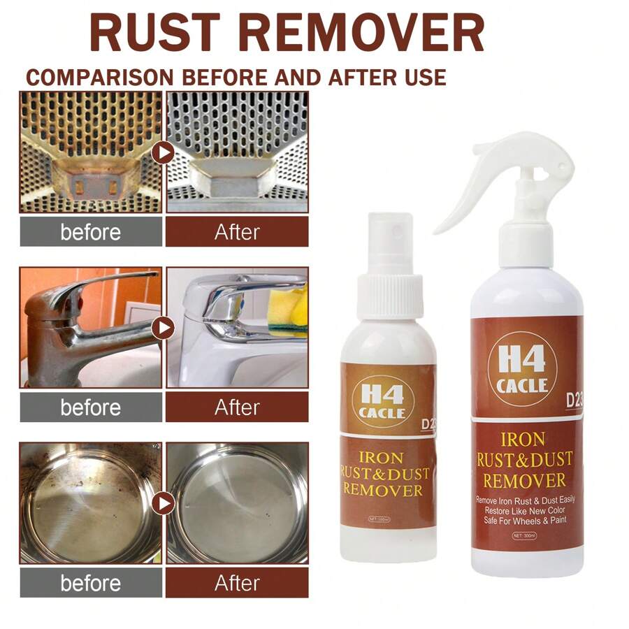 H4Cacle Stainless Steel Rust Remover Kitchen Pots And Pans Oil Stains ...