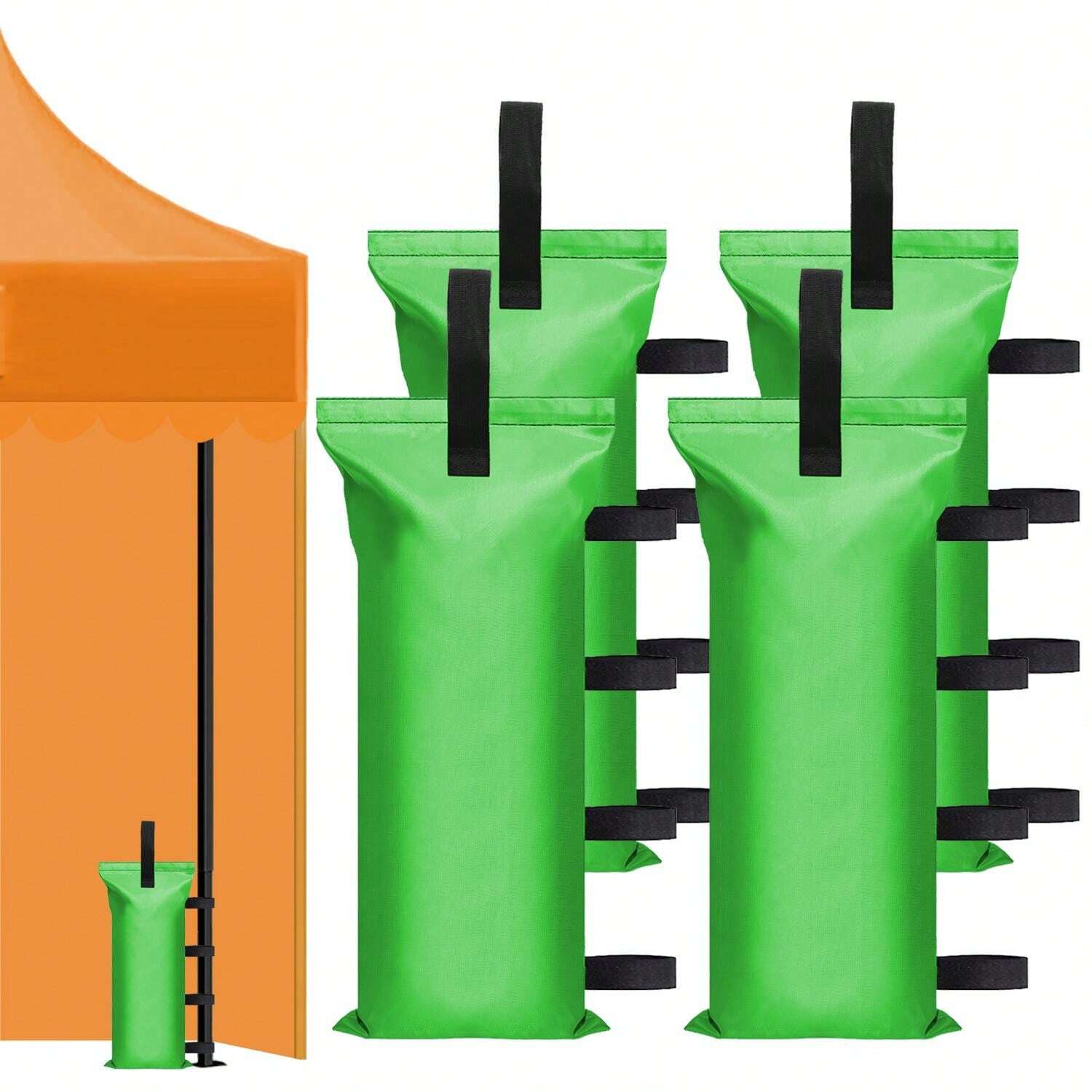 4 Pacotes 120 Lb Peso Canopy Outdoor Publicidade Galpão Com Saco De ...