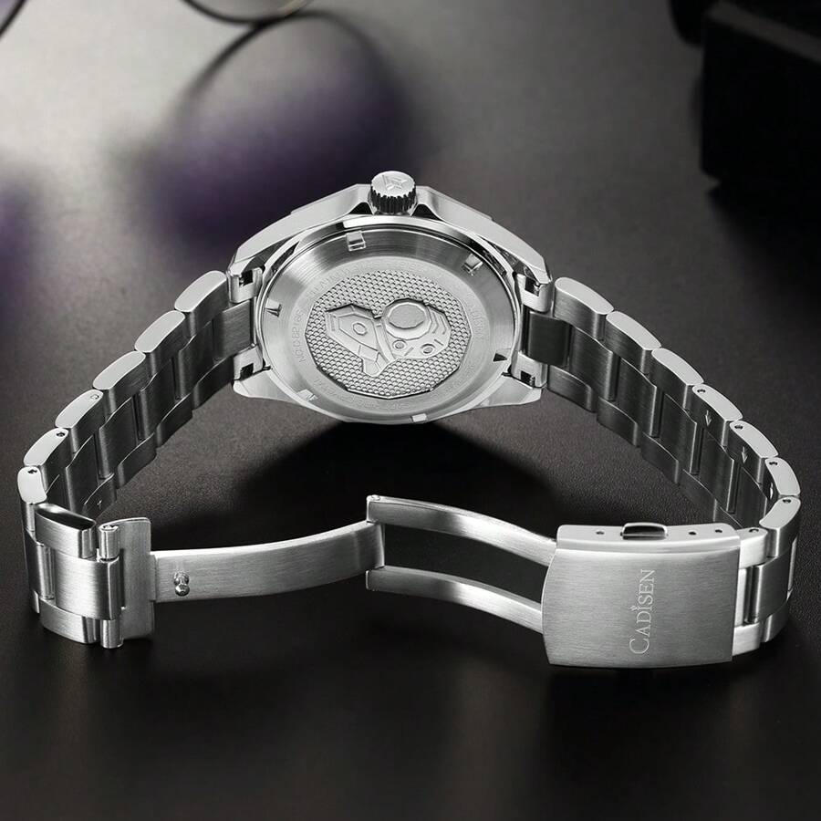 CADISEN NEW Top Brand Sports Men Mechanical Wristwatch Luxury Automatic NH35 Watch Men's ...