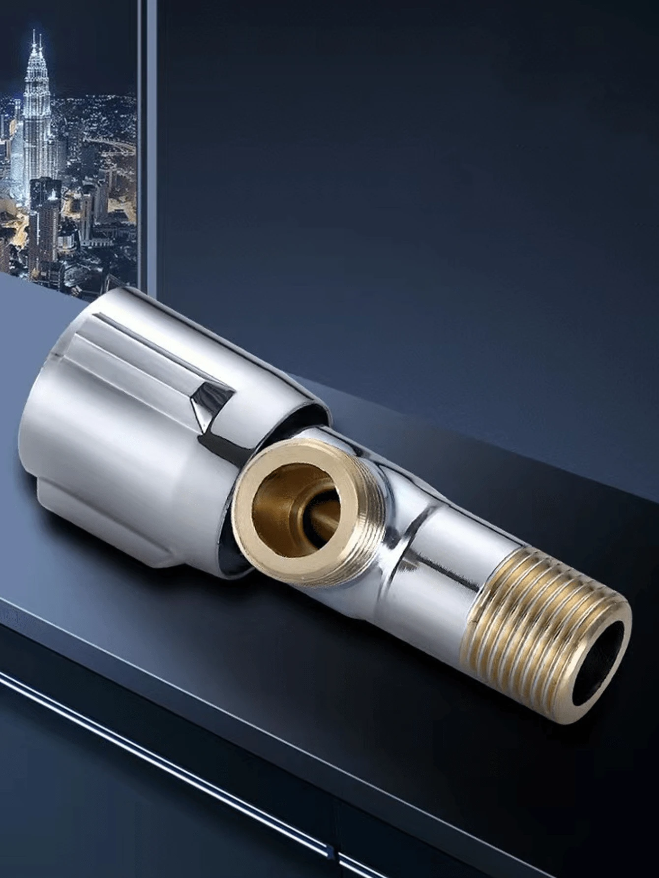 Silver Stainless Steel Anti-Corrosion Angle Valve, Triangular Valve ...