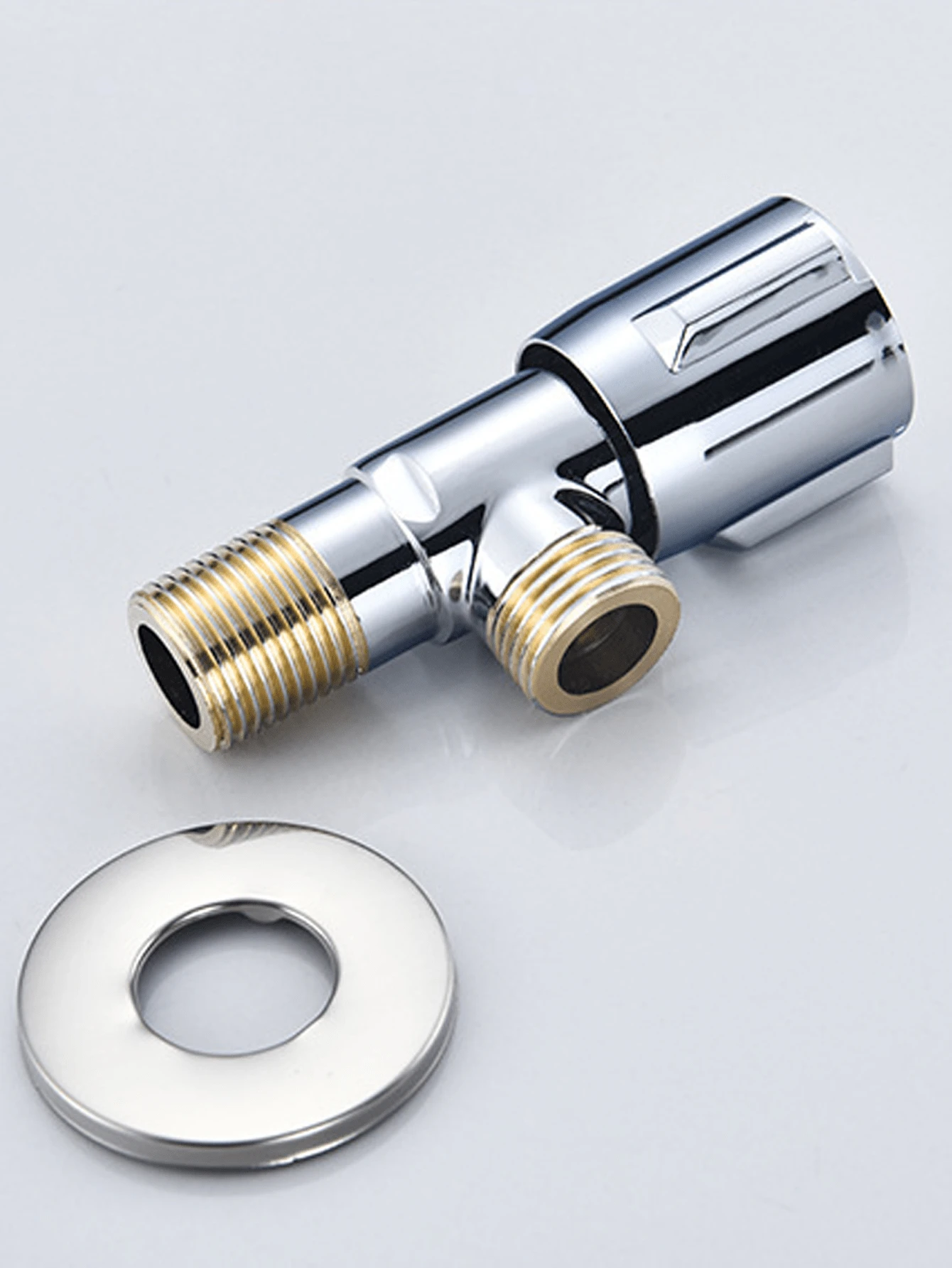 Silver Stainless Steel Anti-Corrosion Angle Valve, Triangular Valve ...