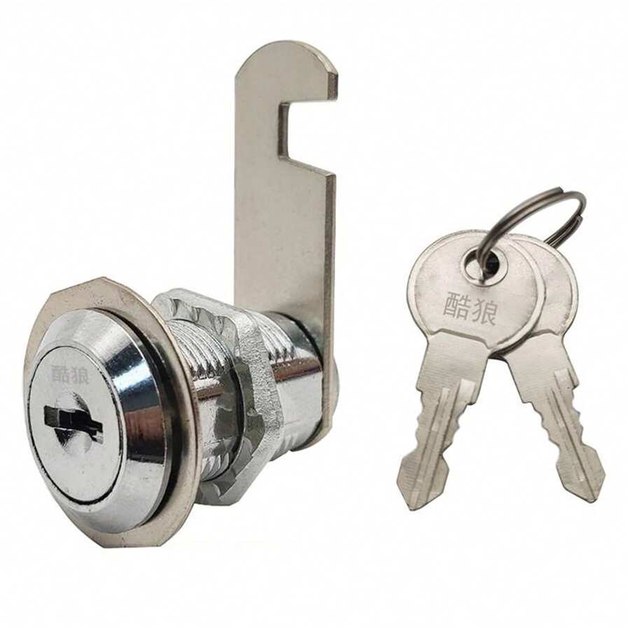 Silver Stainless Steel Cabinet Lock, Anti-Theft Corrosion-Resistant ...