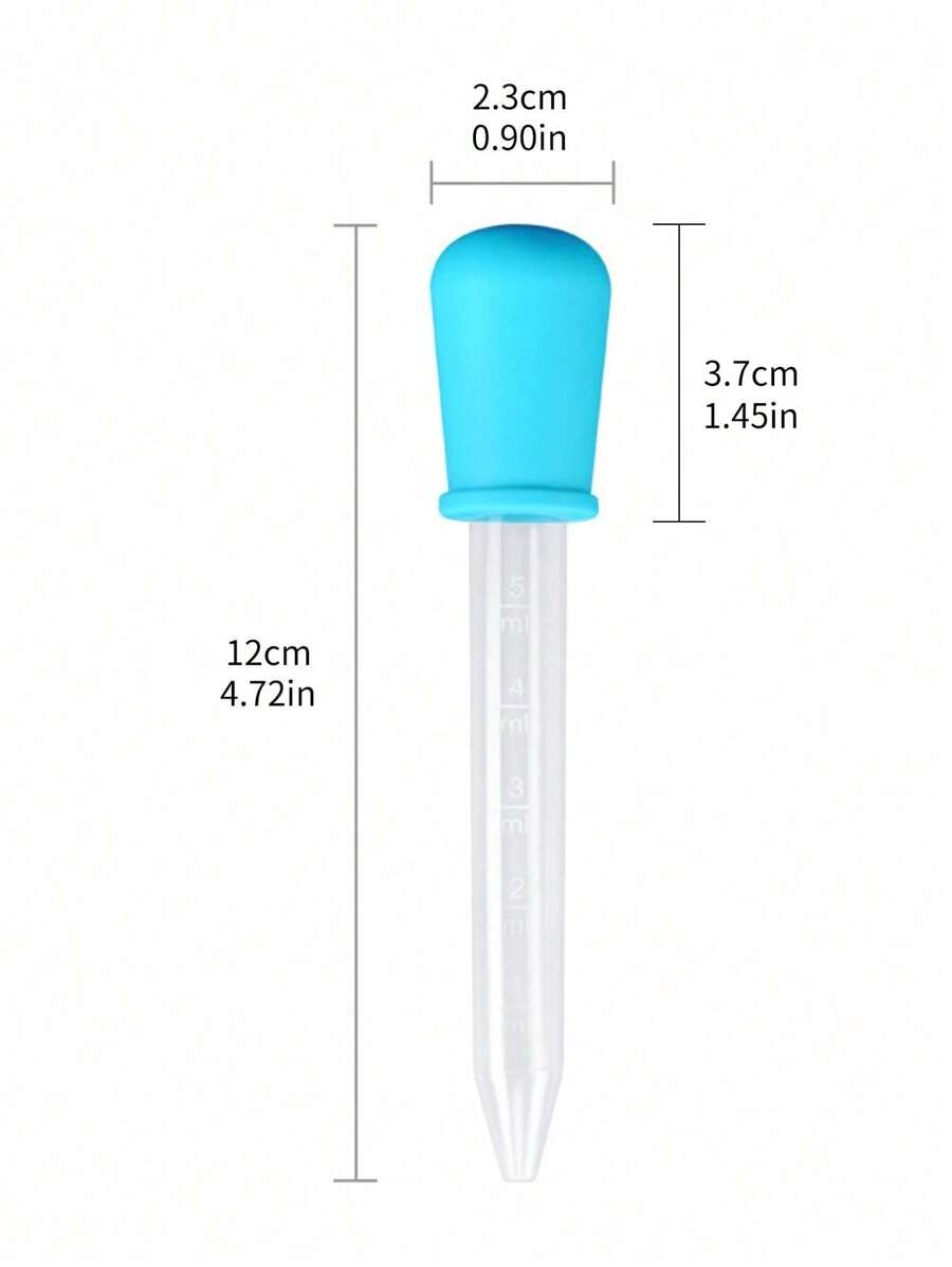 3/6 ชิ้นพลาสติกซิลิโคน Dropper DIY Pinchable Dropper (แต่ละ 5ml) สำหรับ ...