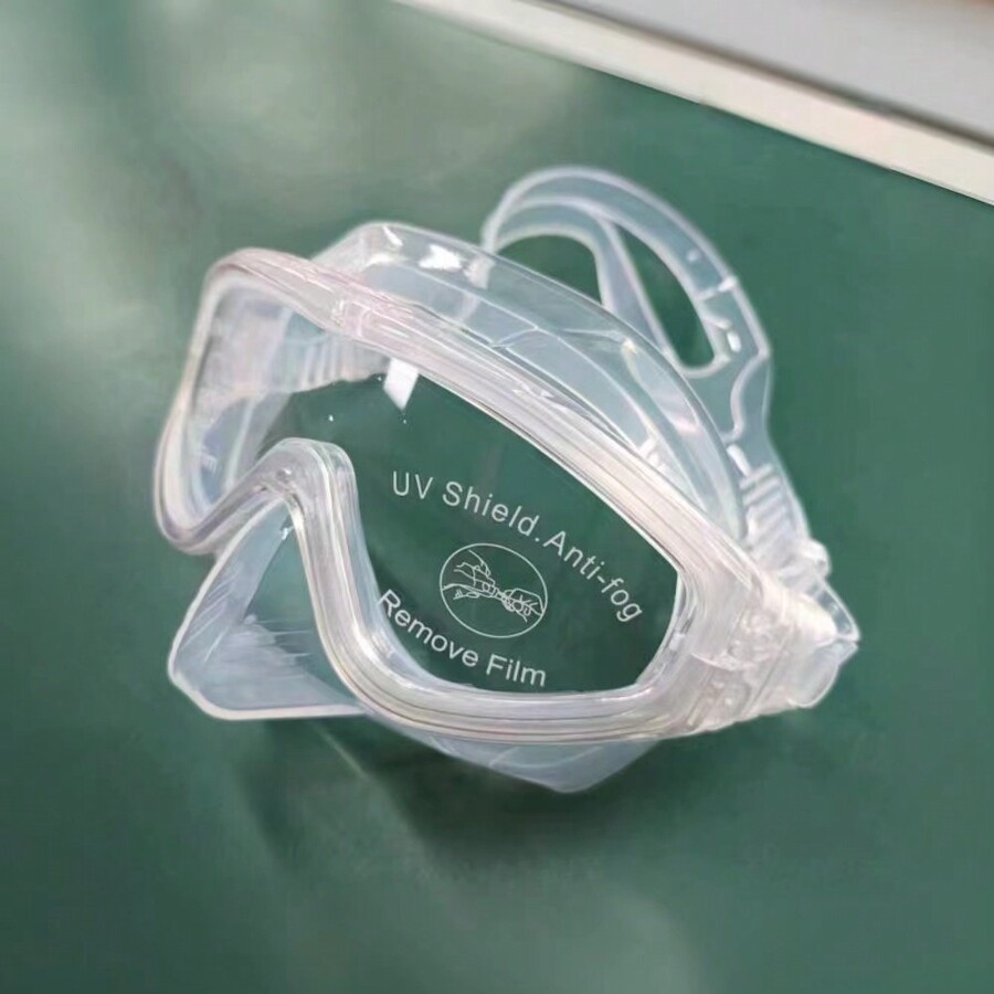 Professional Adult Diving Mask With Transparent Liquid Silicone And ...